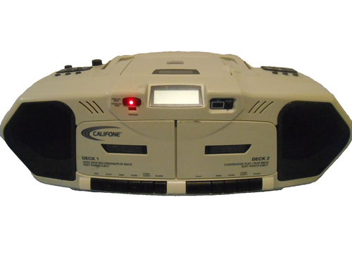 Califone 2395AV-02 Multimedia Player AM/FM CD Cassette Boombox | eBay