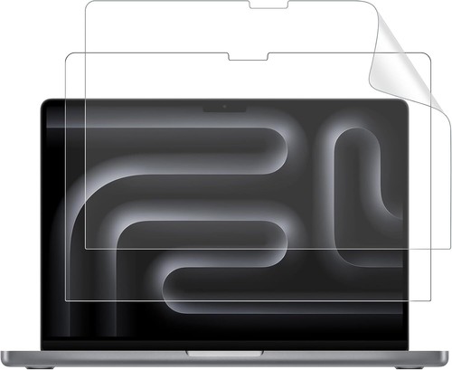 [2-Pack] Ultra Clear PET Screen Protector Guard for Macbook Pro 14-Inch ...