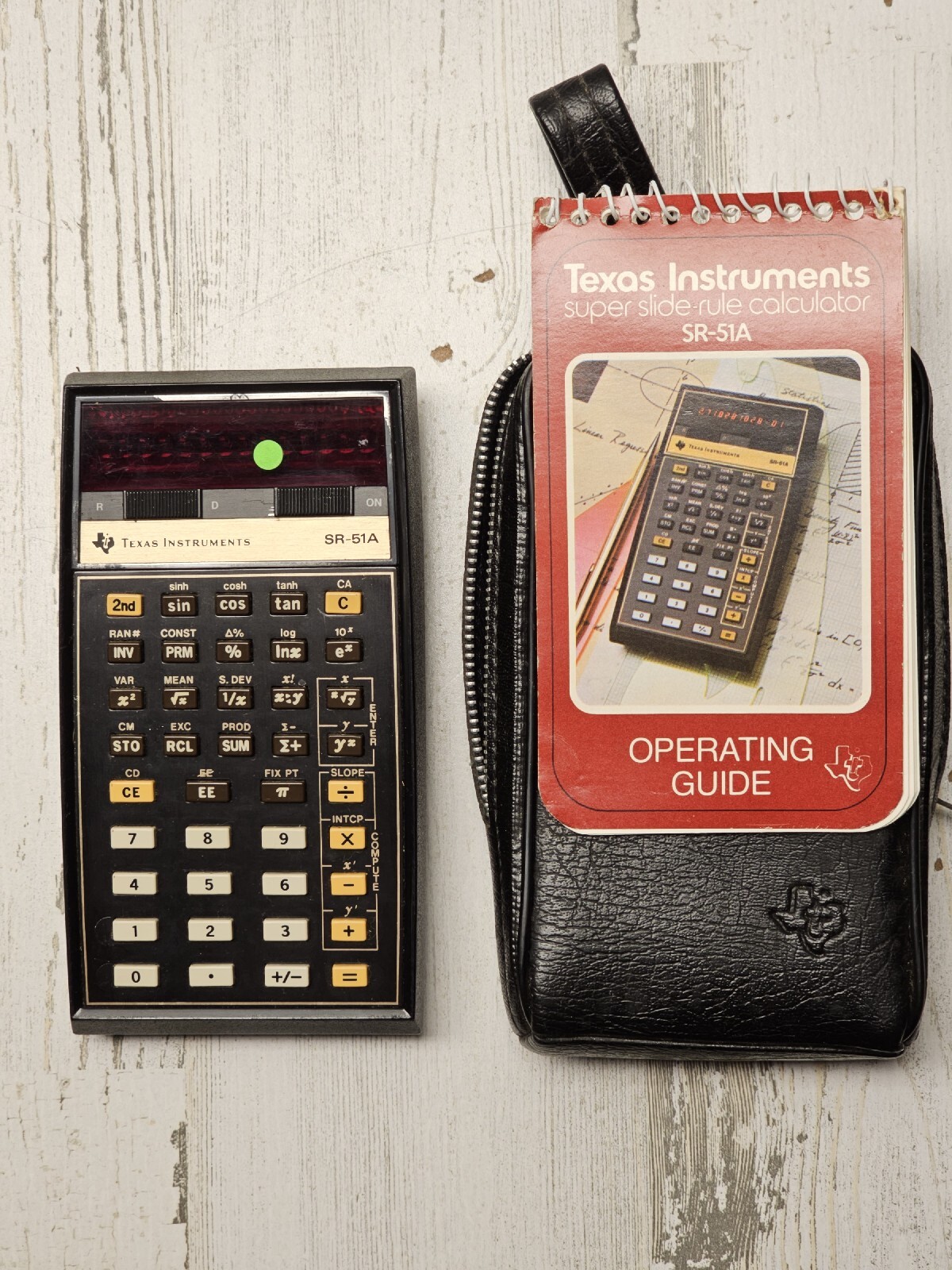 TI Texas Instruments SR-51A Slide Rule Calculator *UNTESTED AS-IS 3 ...