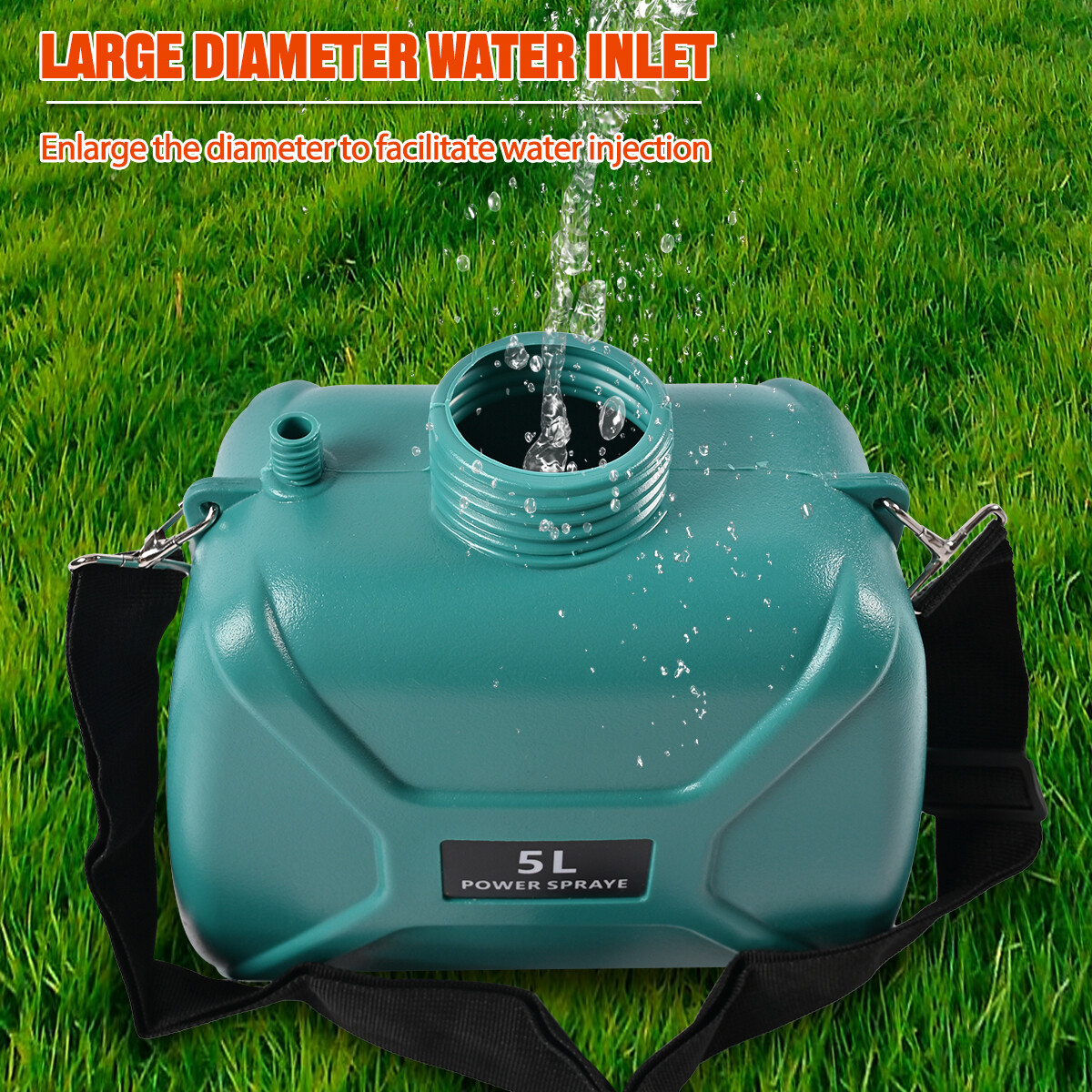 5L Rechargeable Electric Weed Sprayer Battery Powered Farm Garden Pump ...