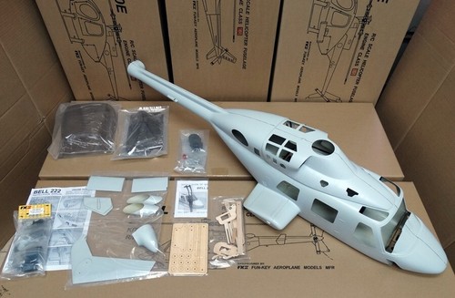 FUNLEY BELL 222 Scale Fuselage for .50 ( 600 ) size RC Helicopter ...