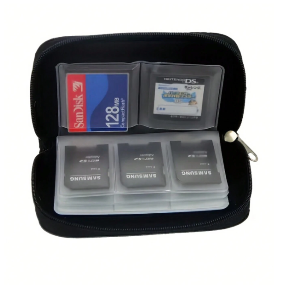 Multi-function Memory Card Bag Camera CF & SD card Storage Bag W ...