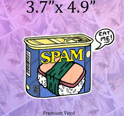 Spam Eat ME, Spam Sticker, Food Spam, JDM Slap vinyl decal car bumper ...
