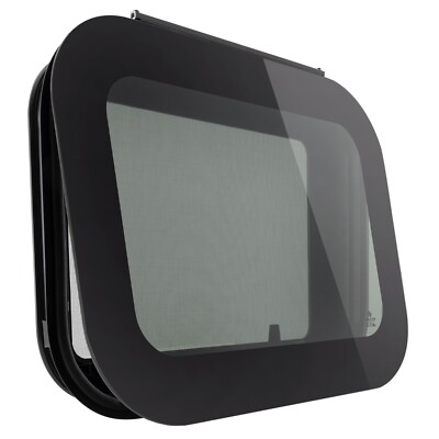 20" x 15" RecPro Frameless RV Window | Trim Ring Included | Latch Lock ...