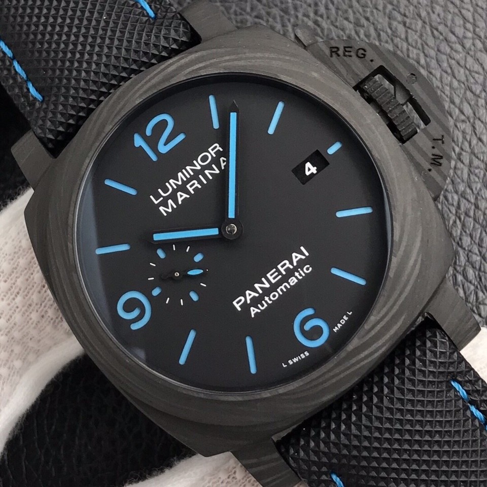 PANERAI Panerai Machinery 44mm Blue Dial Carbon Fiber Case PAM01661 | eBay