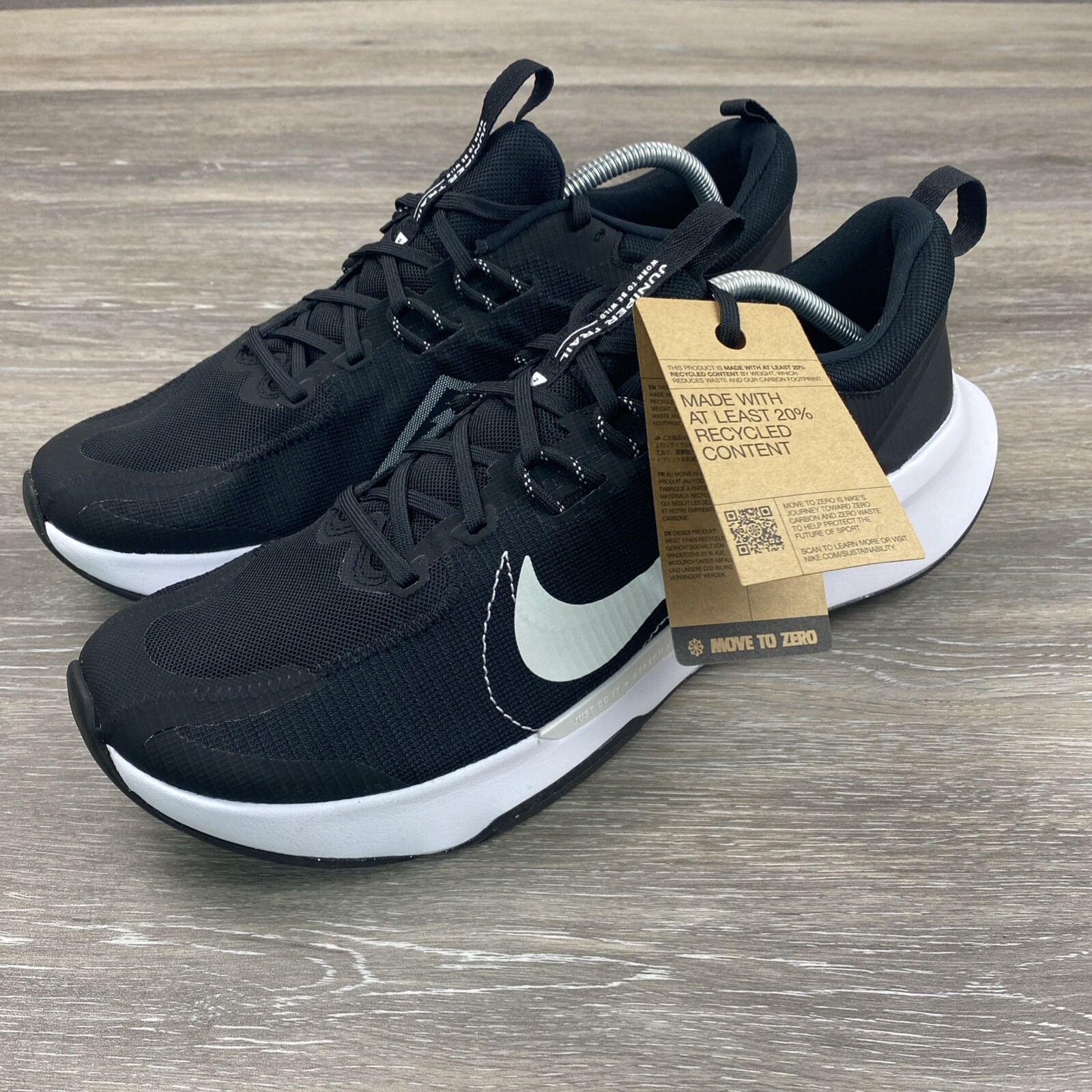 Brand New Nike Men's Black Ironstone Jupiter Trail 2 Running Shoes US 13