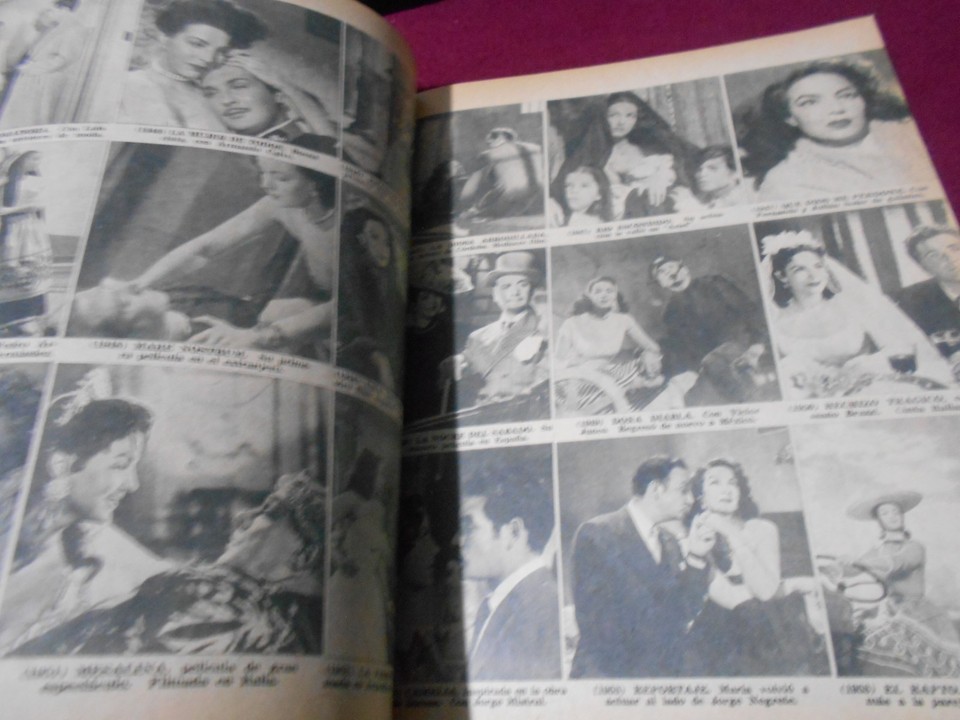 CINE magazine MARIA FELIX life photos MARILYN MONROE STEVE REEVES ALICE ...
