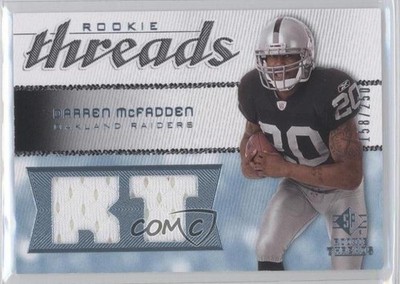 2008 SP Rookie Threads Rookie Threads 158/250 Darren McFadden #RT-DM RC ...