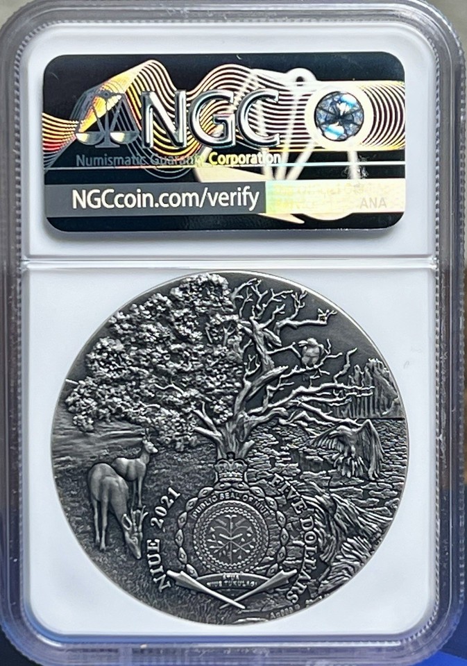 Angels & Demons Lucifer 2oz Silver High Relief Gilded Coin Niue 2021 ...