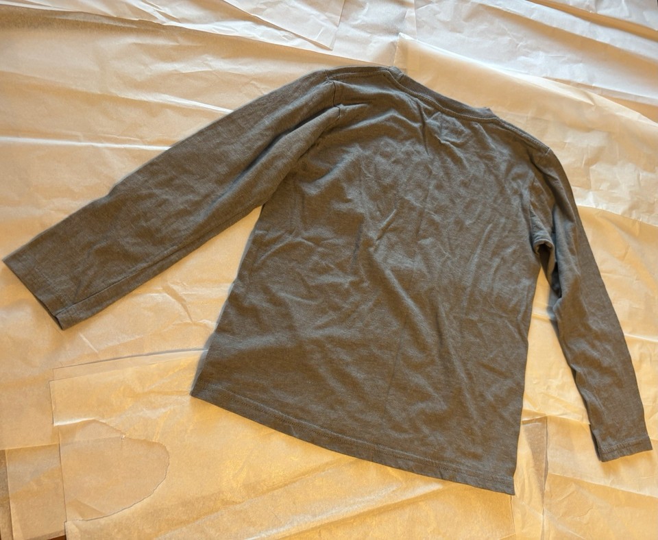 Boys Fox Racing Long Sleeve Logo Short Grey Size Medium | eBay