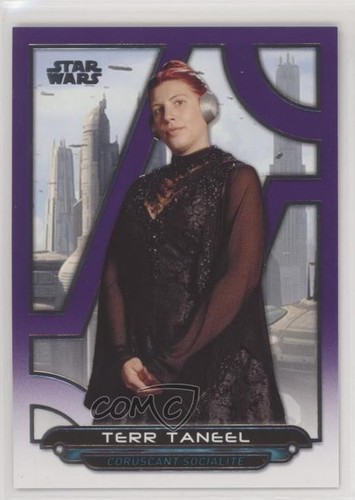 2018 Topps Star Wars Galactic Files Reborn Purple 25/99 Terr Taneel # ...
