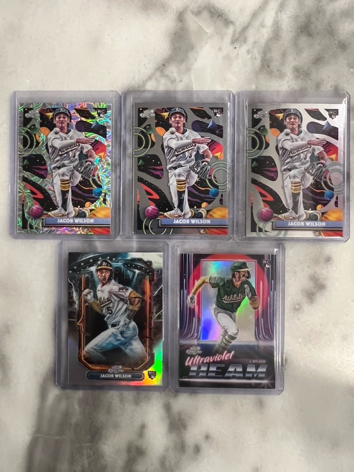 Jacob Wilson Rookie Card Lot (15 Cards) | eBay