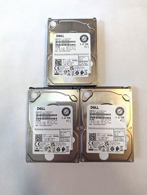 DELL 01M0D AL15SEB120NY (Lot of 3) 1.2TB 10K 12G 2.5" SAS Hard Drive | eBay
