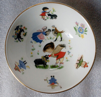 BAA BAA BLACK SHEEP Arklow 6" bowl IRELAND ironstone NURSERY RHYME | eBay