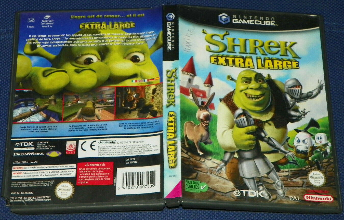 Shrek Extra Large Game Cube - Prix - Photo - Présentation