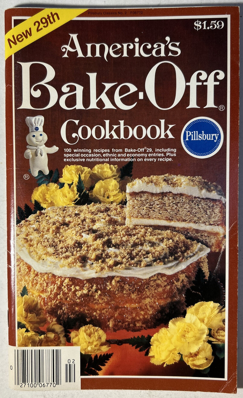 Pillsbury America’s Bake-Off Cookbook - Vintage 1980 Recipe Booklet | eBay