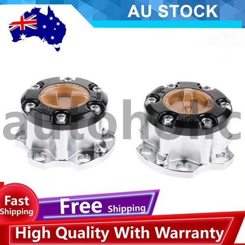 2 x Free Wheeling Hubs for Toyota Landcruiser 76 78 79 105 Series 4X4 ...