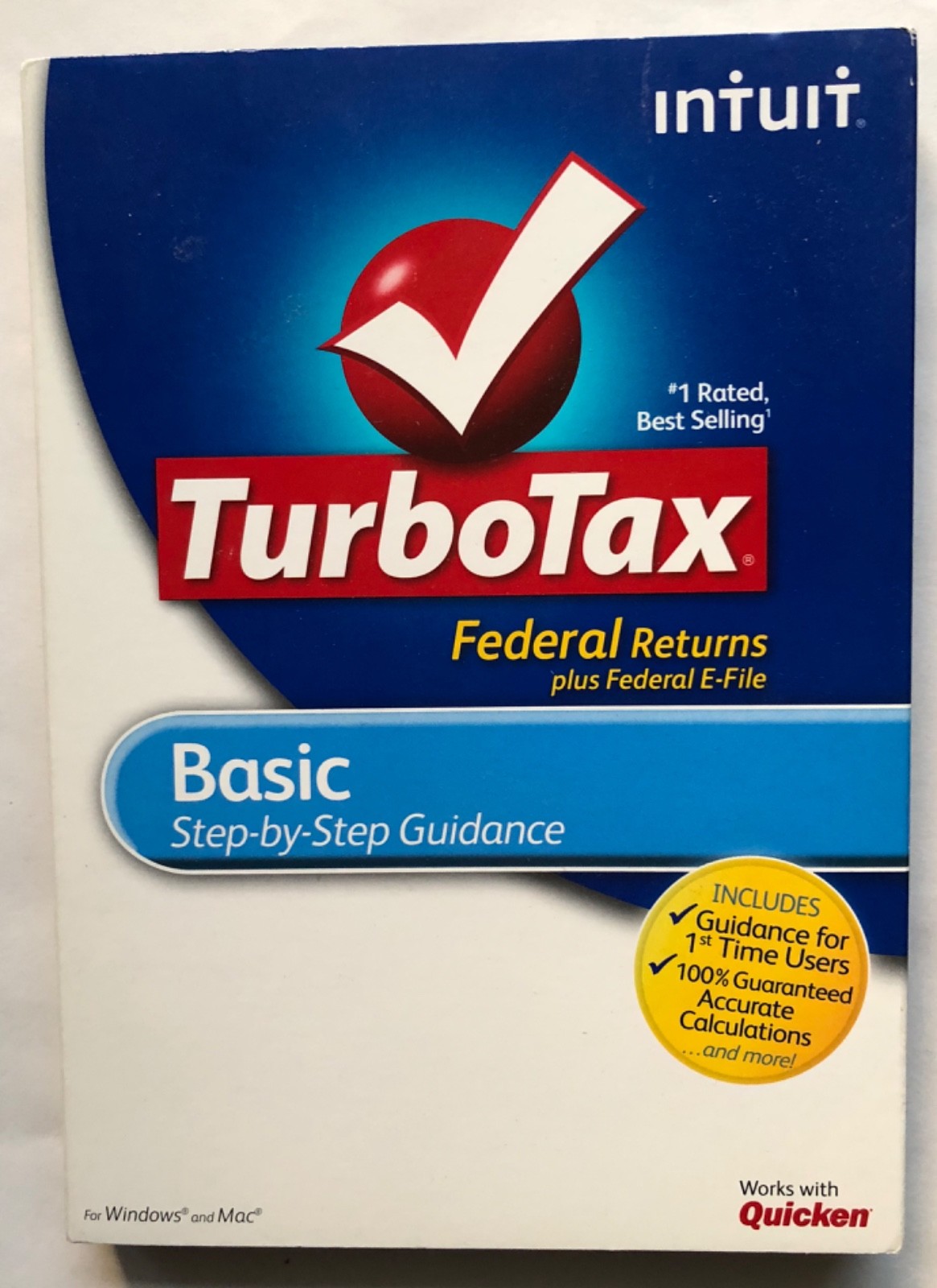 Intuit TurboTax Basic for Windows 420462 for sale online | eBay