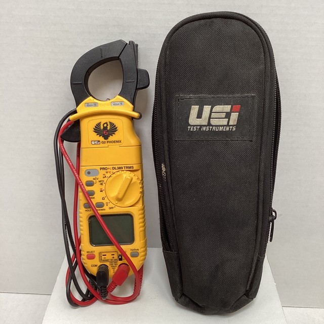 UEi G2 Phoenix Pro Plus DL389 Digital Clamp Meter TRMS Multimeter for ...