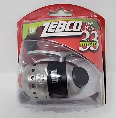 Zebco "MICRO 33" Spincast Reel. FREE Shipping ~ NEW in factory sealed ...
