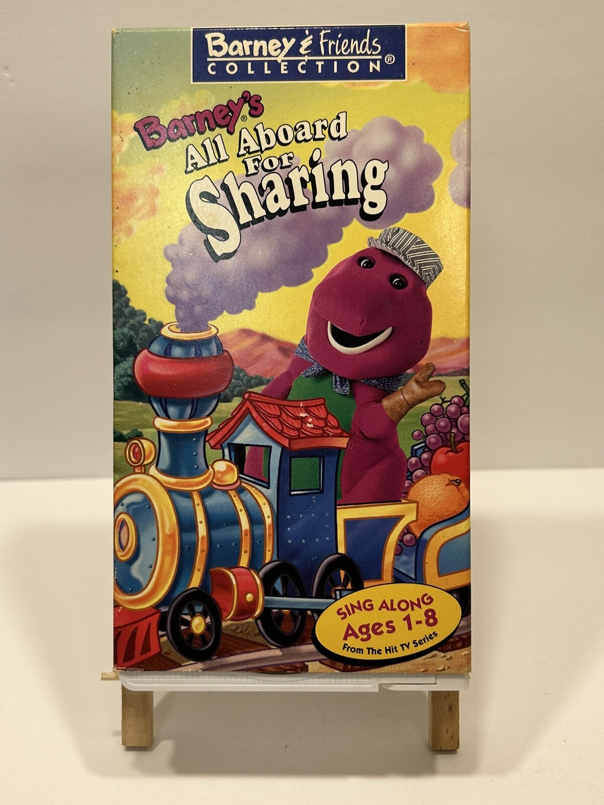 VHS Barney's ALL ABOARD FOR SHARING (1996) Barney & Friends Collection ...