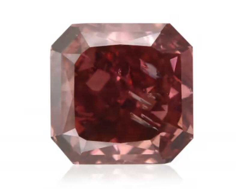 Stunning Fancy Red Loose Diamond Radiant shape 0.54CT. I1 GIA Cert. | eBay