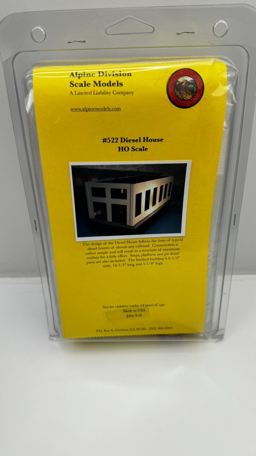 Alpine Division Scale Models #522 Diesel House HO scale | eBay