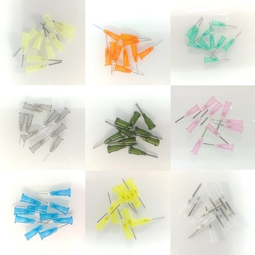 100x 14G 15G 16G 18G 19G 20G 21G 23G 25G 27G Dispensing Needle Tips S/S ...