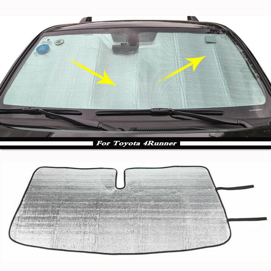 For 2017 - 2023 Toyota 4Runner Car Windshield Sunshade Foldable Sun ...