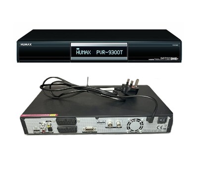 HUMAX PVR-9300T 320GB HDD TWIN TUNER FREEVIEW BOX RECORDER RECEIVER ...