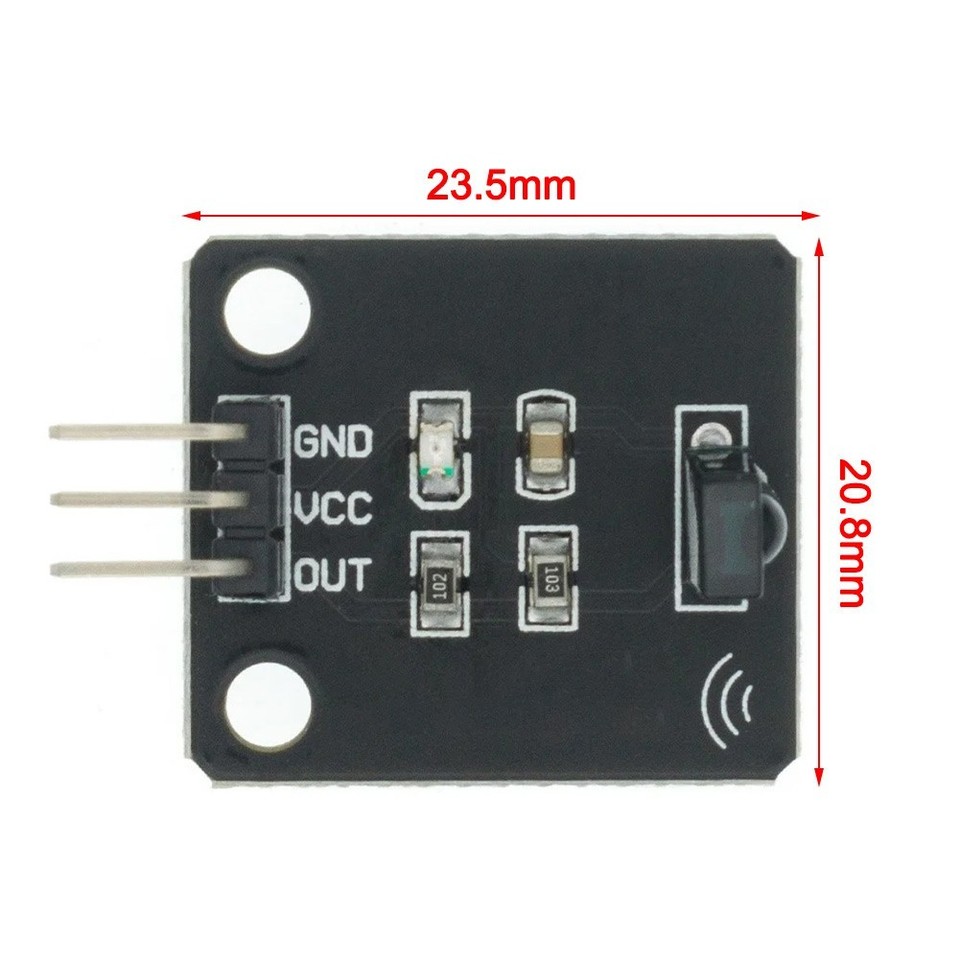 30pcs 38kHz Infrared Receiver and Transmitter Modules for Obstacle ...