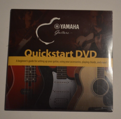 New Yamaha Guitar Quick Start DVD Set up Accessories Chords | eBay