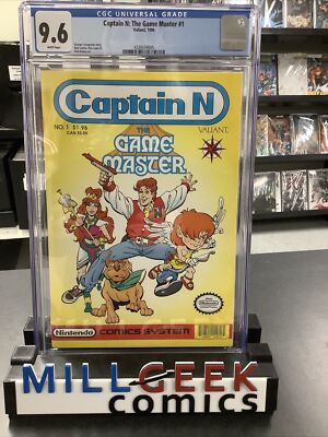 Captain N: The Game Master # 1 NINTENDO - Valiant Comics 1990 - CGC 9.6 ...