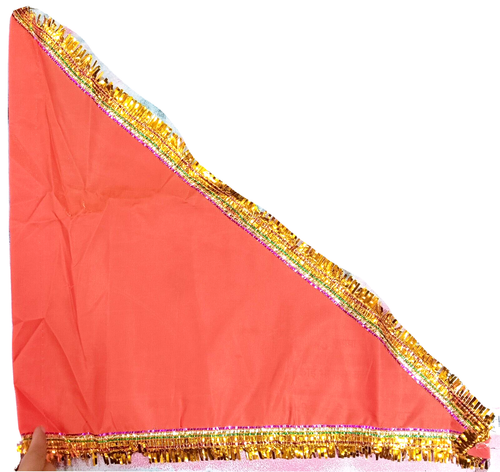 Bajrangbali Kesri Hanuman Ji Bhagwa Janda Temple Home Flag DHVAJ Hindu ...