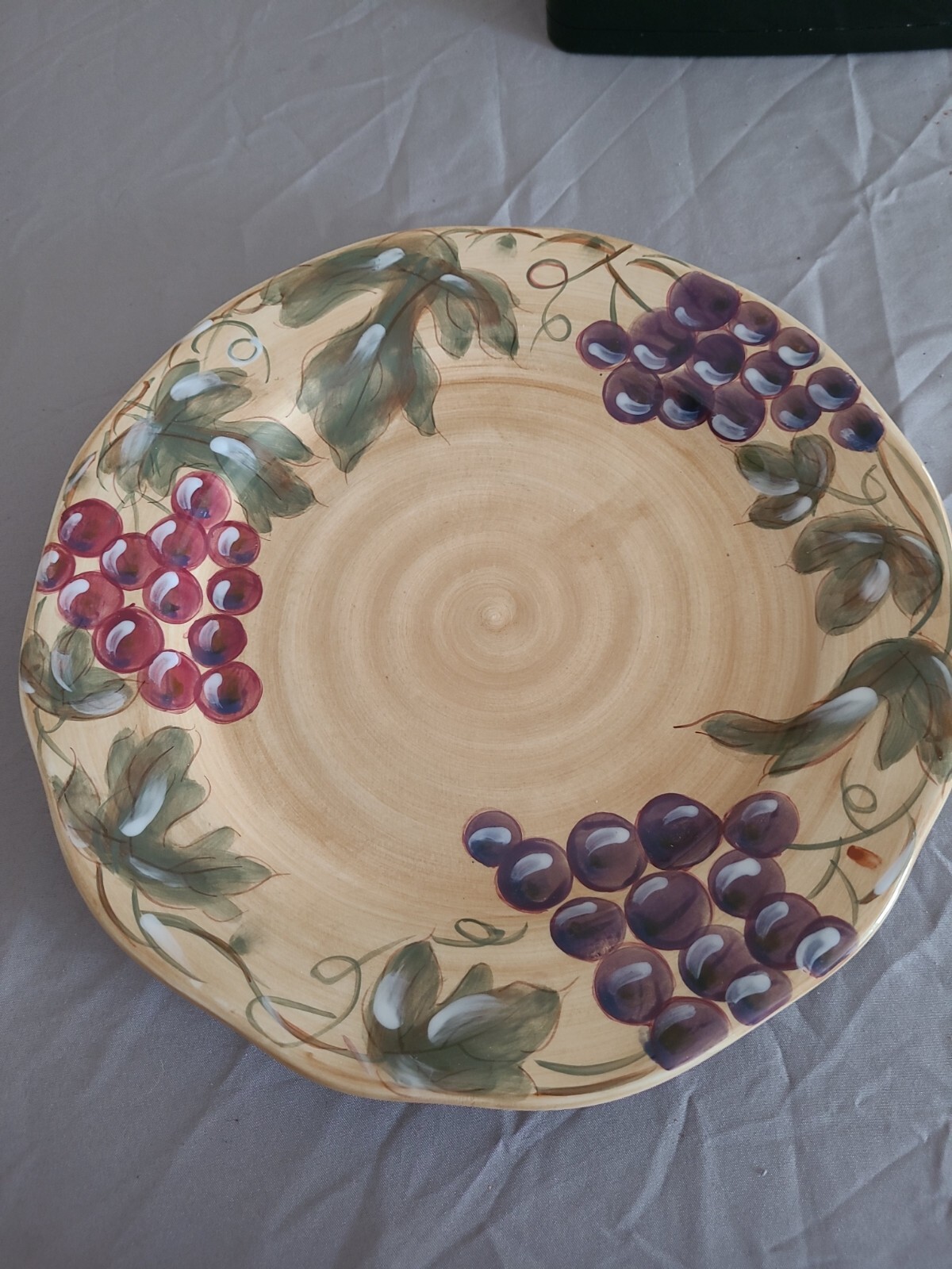 Noble Excellence Meritage Grapes dinner plate EUC | eBay