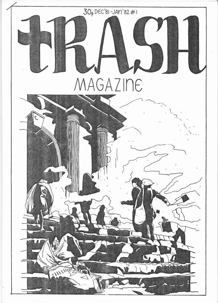 TRASH MAGAZINE #1 - 1981 comic fanzine - art by Alex Walker, Paul ...