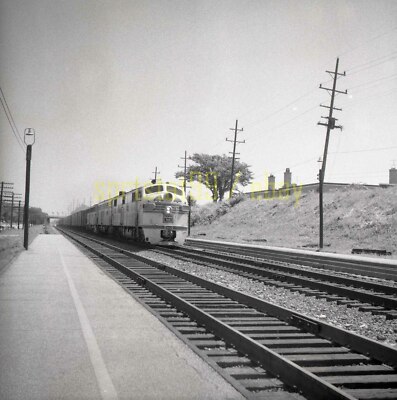CBQ Burlington Route EMD E7A Locomotive #9949 - Vintage Railroad Negative | eBay