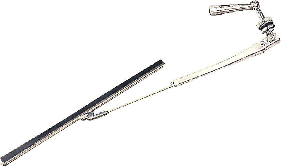 Sleek Manual Windshield Wiper with Machined Brass Handle - Reliable ...