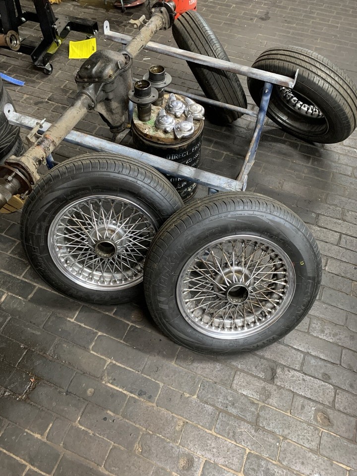 Complete MGB 15" Wire Wheel Conversion | eBay UK