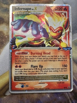 Infernape Lv.X DP10 Holo Black Star Promo Pokemon TCG Card Diamond and ...