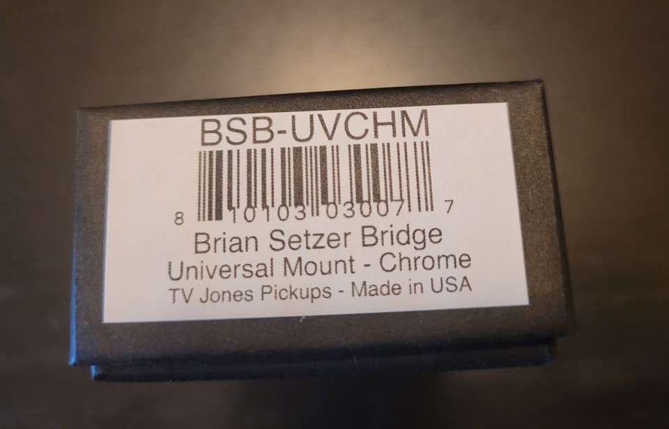 TvVJones Brian Setzer Signature Bridge - Universal Mount Chrome | eBay