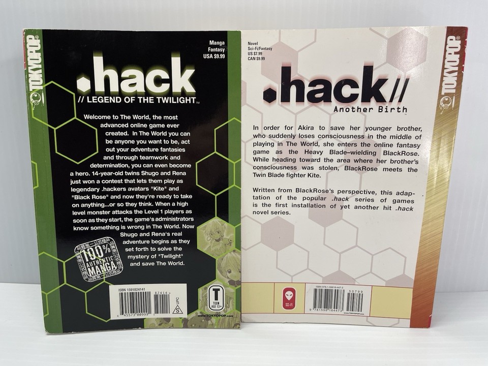 .hack : Another Birth Vol. 1 & Legend Of The Twilight Vol. 1 Paperback Tokyopop | eBay