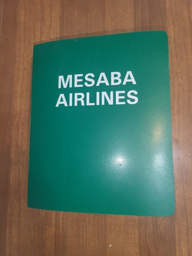 Mesaba Airlines Flight Attendant Manual From The Late 90's - Northwest ...