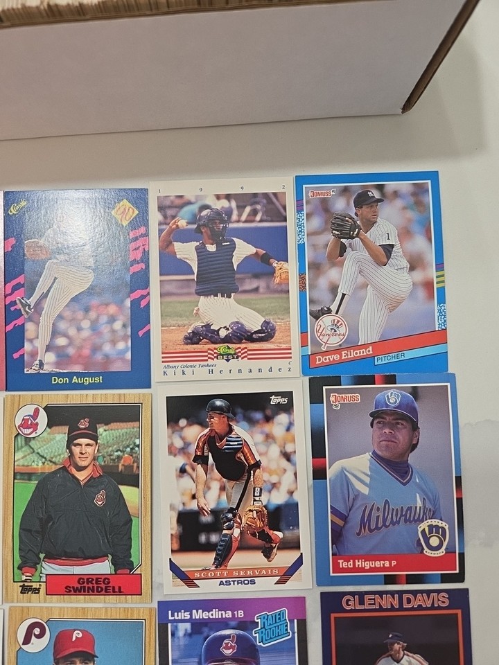 ~Approx 800 Vintage 80s, 90s & More Baseball Cards Lot H Topps Upper ...