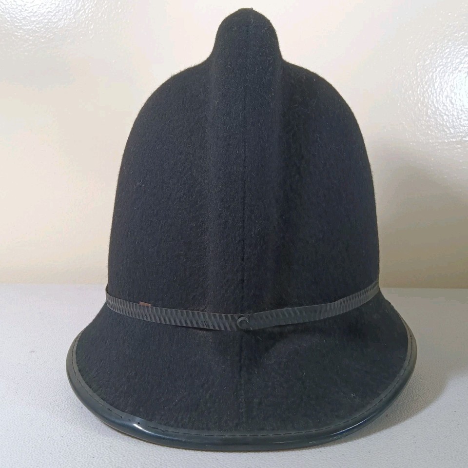 British Police Men’s Bobby Helmet Vintage Hat England London Black UK ...
