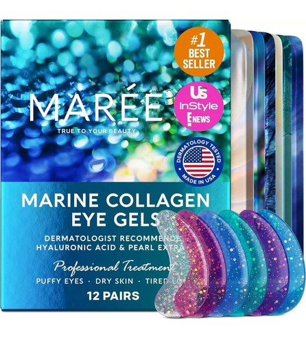 MAREE Eye Gels - Under Eye Patches for Puffy Eyes and Dark Circles with ...
