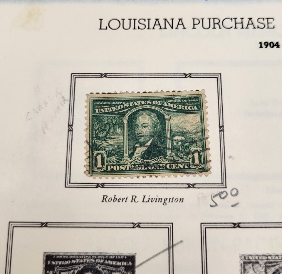 Old 1893-1936 US Postage Stamps Errors Offset Stamp Collection Book ...