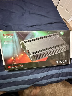 Focal AP-4340 4-Channel Amplifier - Black | eBay