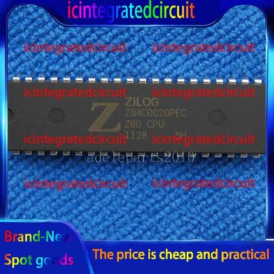 10pcs Z84C0020PEC Z84C0020 NMOS/CMOS Z80 CPU CENTRAL PROCESSING UNIT ...
