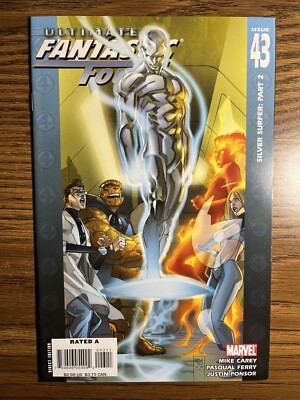 ULTIMATE FANTASTIC FOUR 43 SILVER SURFER PASQUAL FERRY COVER MARVEL ...